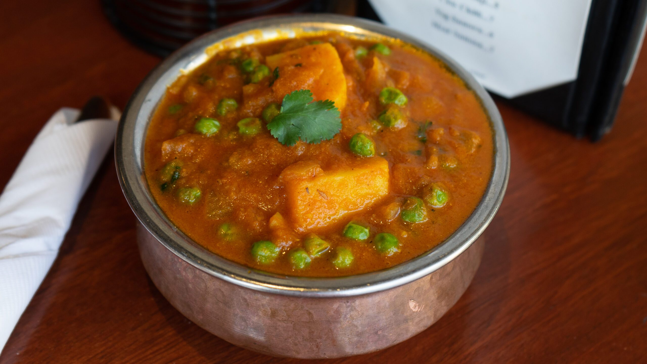 Vegetarian Entrees - Little India Restaurant
